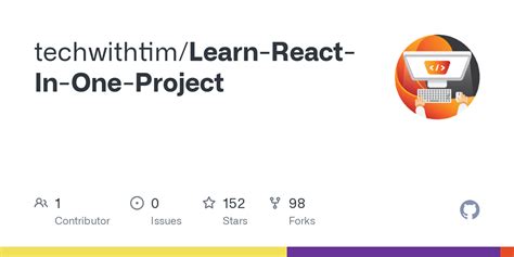 pull requests · techwithtim learn react in one project · github