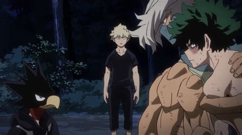 Tokoyami Fumikage Katsuki Bakugou Mezou Shouji Midoriya Izuku