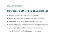 Critical Path Vs Critical Chain Comparison