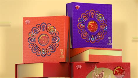 Mooncake Box Visualization For Kinh Do Vietnam On Behance