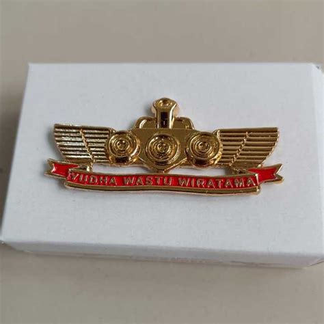 Jual Brevet Wing Pin Pdh Tank Kavaleri Lis Merah Shopee Indonesia