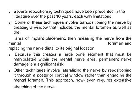 Inferior Alveolar Nerve Lateralization Pptx