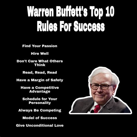 Warren Buffets Success Principles