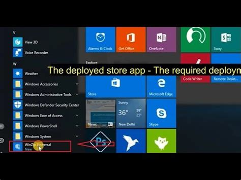 Intune Configure Windows Store For Business Deploy Application To