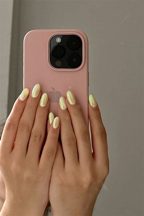 Spring Nail Color Trends For 2024 In 2024 Yellow Nails Nail Colors