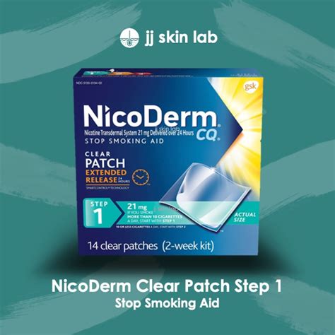 Nicoderm Clear Patch Step 1 2 And 3 2 Week Kit Lazada Ph