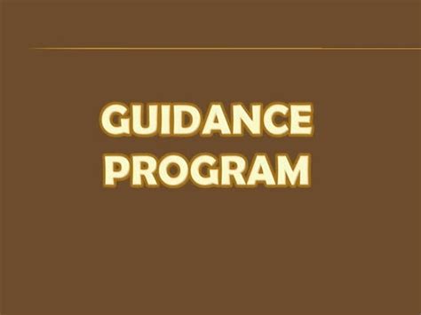 Guidance Personnel And Their Function Ppt