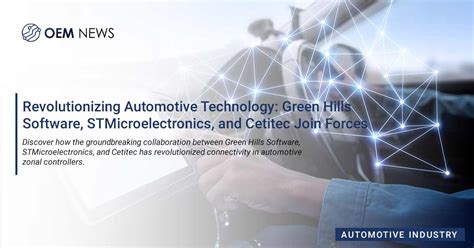 Green Hills Software Stmicroelectronics And Cetitec To Enhance Advanced In Vehicle