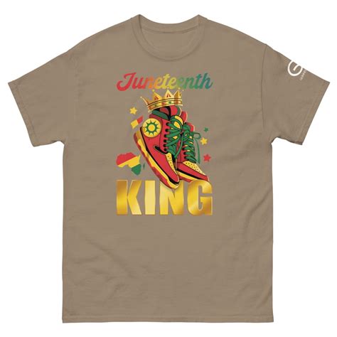 Juneteenth Stepping In Like A King Unisex Classic Tee Brown Savana Xl