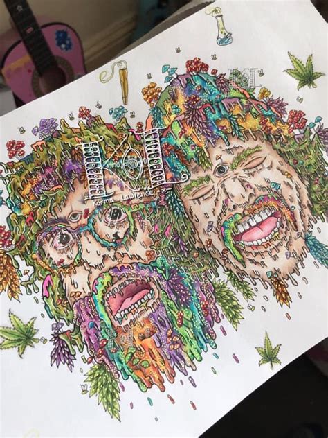 My Drippy ‘cheech And Chong Artwork Piece Rdrawing