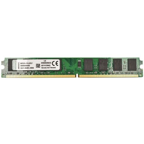 ارزان ترین قیمت رم دسکتاپ Ddr2 تک کاناله 800 مگاهرتز کینگستون ظرفیت 2 گیگابایت
