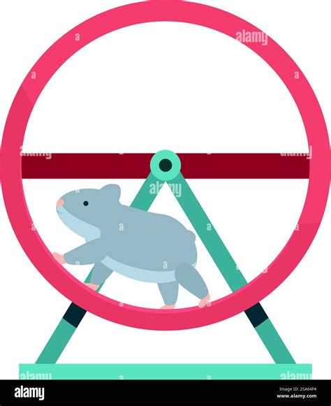 Cute Hamster Running Inside A Wheel On White Background Hamster Is Exercising By Running Inside