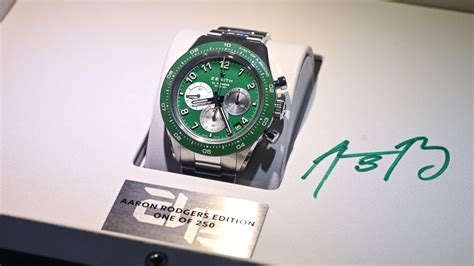 Aaron Rodgerss First Zenith Watch Collab Leans Into The Green