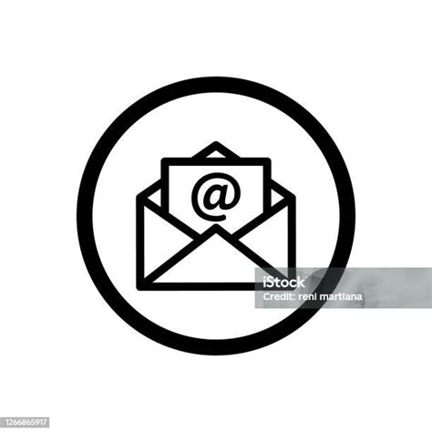 Ouvrir Le Vecteur De Symbole Dicône De Messagerie Vecteurs Libres De
