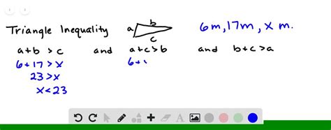 solved the lengths of two sides of a triangle are given find the