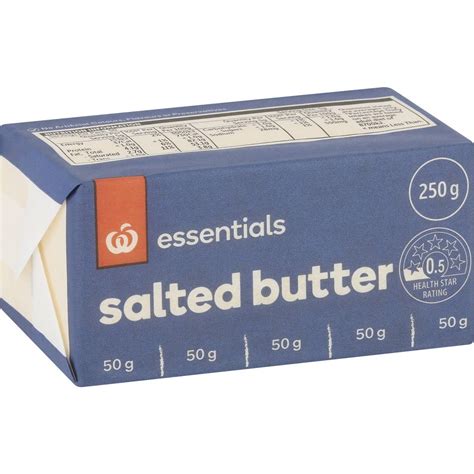 Essentials Salted Butter 250g | Woolworths