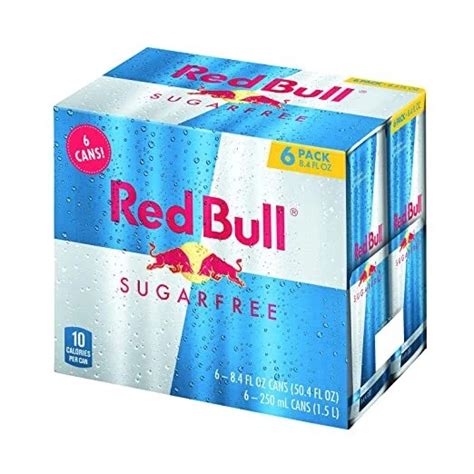 Red Bull Energy Drink Sugar Free 84 Fl Oz 6 Pack £2555 Picclick Uk