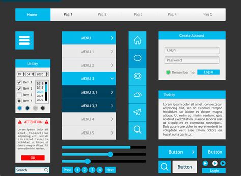 bố cục layout của website và dashboard wordpress
