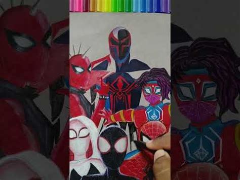Drawing Spiderman 2099 Miguel O Hara Part 6 Step By Step Tutorial