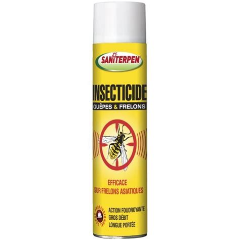 SANITERPEN Aérosol insecticide guêpes frelons Diffuseur longue