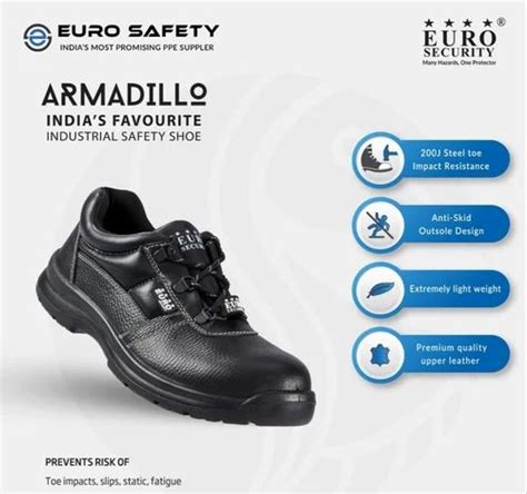 Leather Euro Security Armadillo Safety Shoes At ₹ 1000pair In