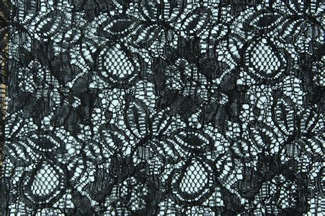 Black Jewel Lace Teardrop Head Coverings By Es