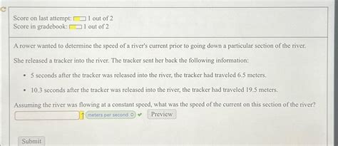 Solved Score On Last Attempt 1 Out Of 2Score In Gradebook Chegg