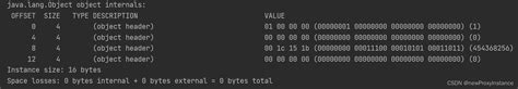 深入浅出java Object Layout Jol Csdn博客