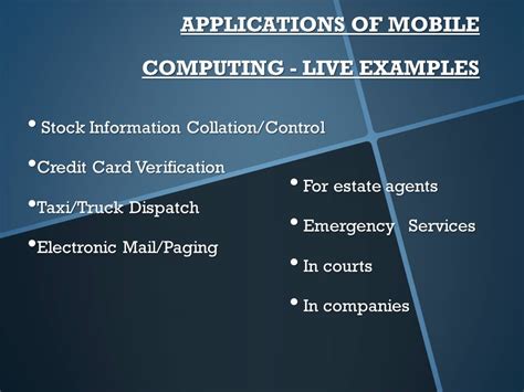 Mobile Computing Presentation Bbamantra