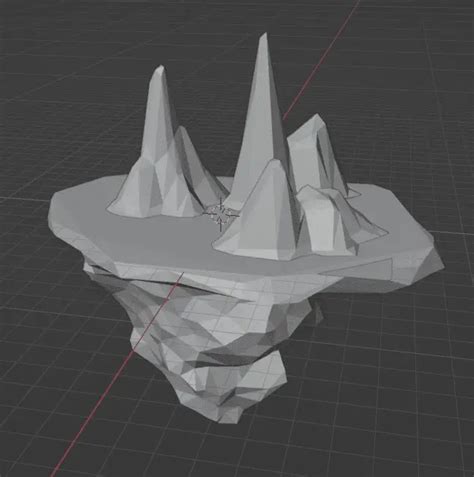 Make Low Poly Mountains In Blender Usama Babar