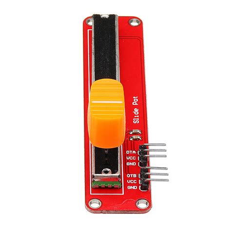 5pcs Double Analog Potentiometer Module With Slide Potentiometer Slip
