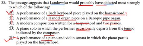 Source Official Gre Verbal Reasoning Practice Questions Page 108 109 Question No 22 Mixed