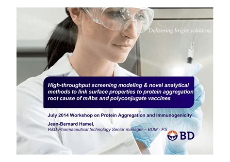 High Throughput Screening Modeling Novel Analytical Methods To
