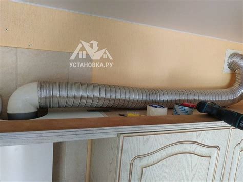 Гофра для вытяжки — советы по выбору и установке своими руками