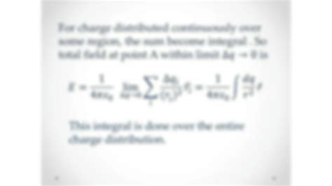 Solution Electric Field Due To Continuous Charge Distribution 1