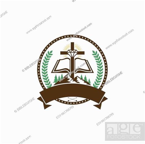 Christian Illustration Church Logo Stock Vector Vector And Low