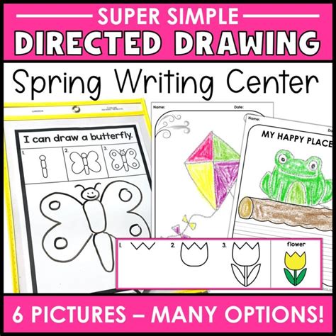 Simple Spring Directed Drawing And Writing Center