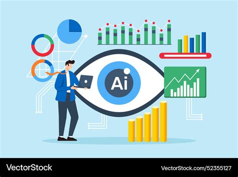 Predicting Future Technological Trends Preparing Vector Image