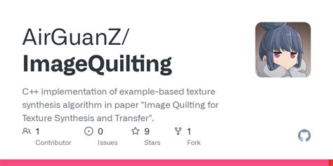 github airguanz imagequilting c implementation of example based