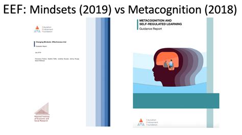 Mindsets Vs Metacognition Two Eef Reports And A Clear Conclusion Teacherhead