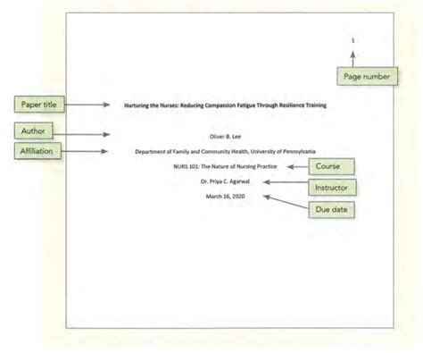 American Psychological Association APA Style Guide Essay Example Updated