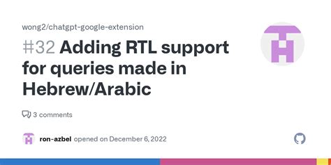 Adding RTL Support For Queries Made In Hebrew Arabic Issue 32