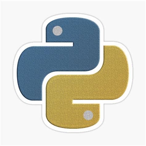 Python Logo Rustic Sticker For Sale By Nenad00x Redbubble