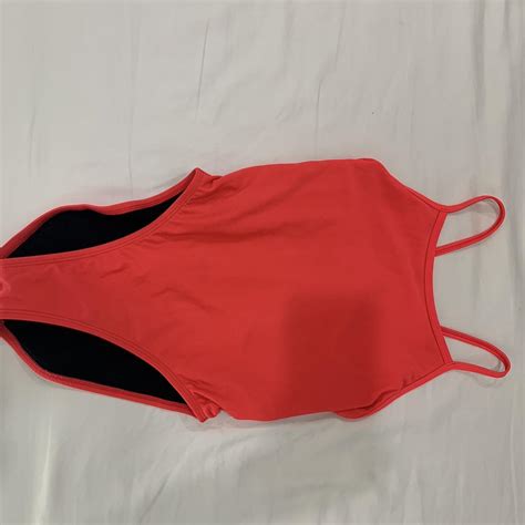 Neon Orange Jolyn One Piece Swimsuit Size 30 Or Depop