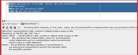 Restrictions When Calling Functions In Oracle Dot Net Tutorials