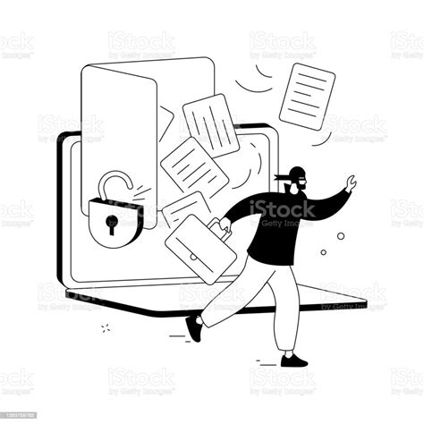 Data Leakage Abstract Concept Vector Illustration Stock Illustration Download Image Now