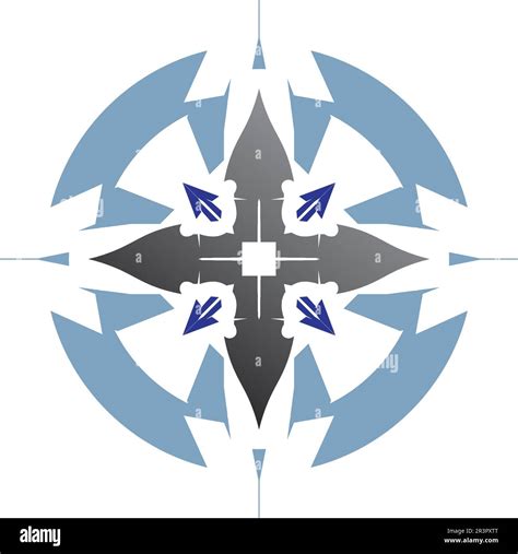 Vector Compass Signs And Symbols Logo Stock Vector Image And Art Alamy