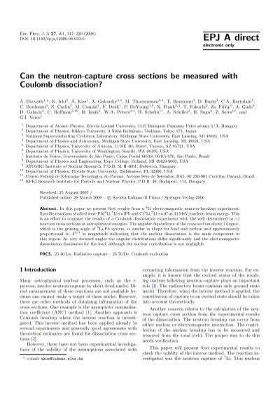 Can The Neutron Capture Cross Sections Be Measured