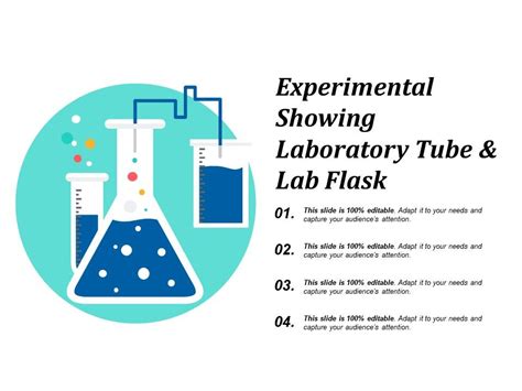 Experimental Showing Laboratory Tube And Lab Flask Presentation Graphics Presentation