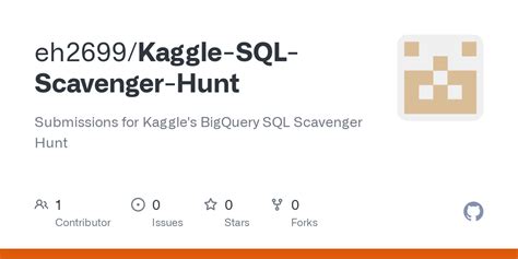 GitHub Eh2699 Kaggle SQL Scavenger Hunt Submissions For Kaggle S